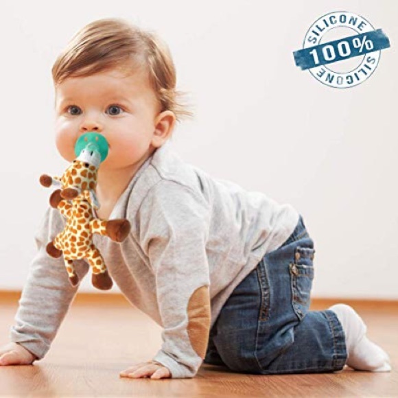 Accessories | Infant Giraffe Pacifier Plush Unisex New | Poshmark